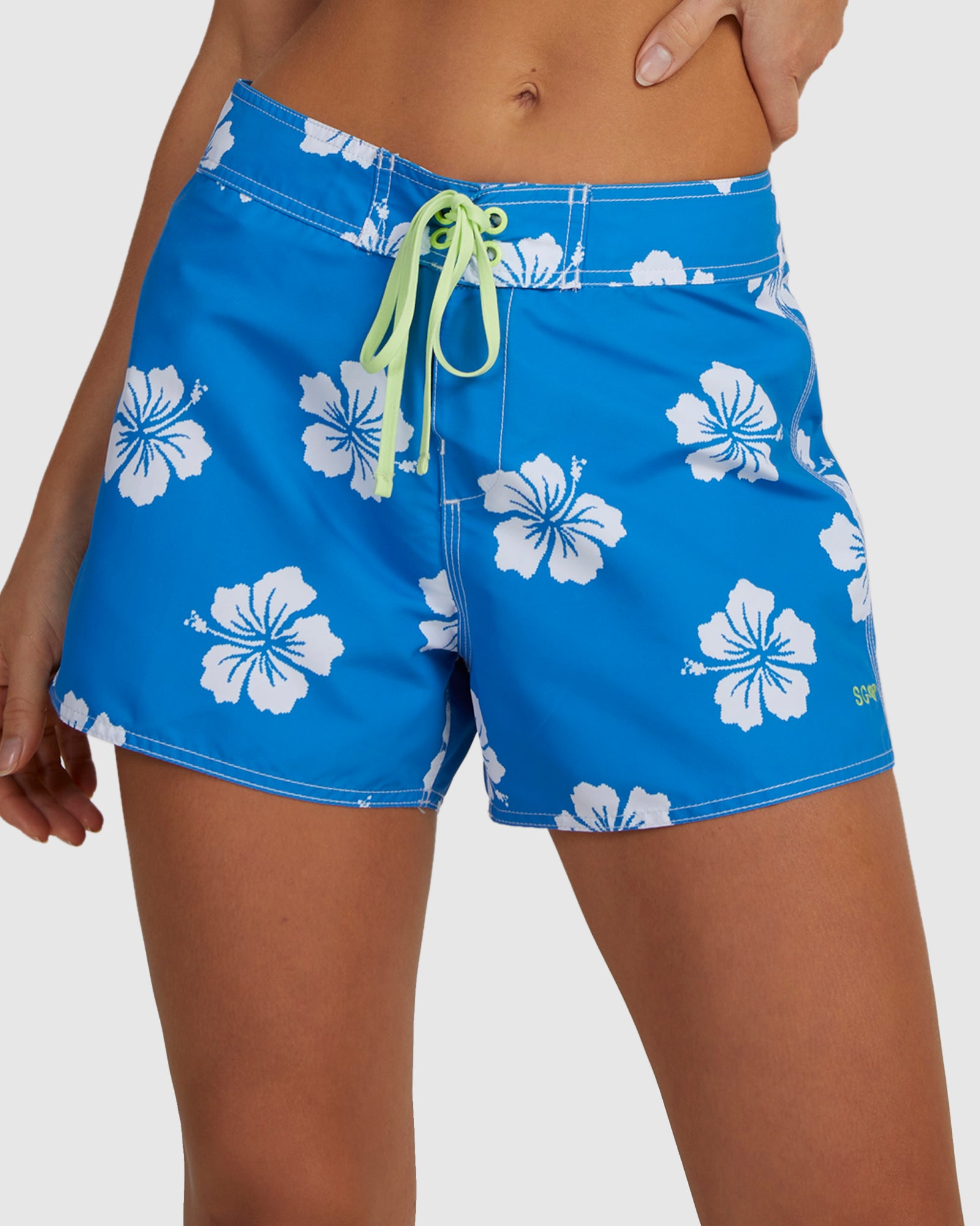 Womens Digi High Boardies Boardshorts – Roxy