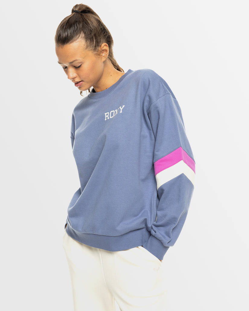 Womens Essential Energy Pullover Sweatshirt - WILD WIND | Roxy