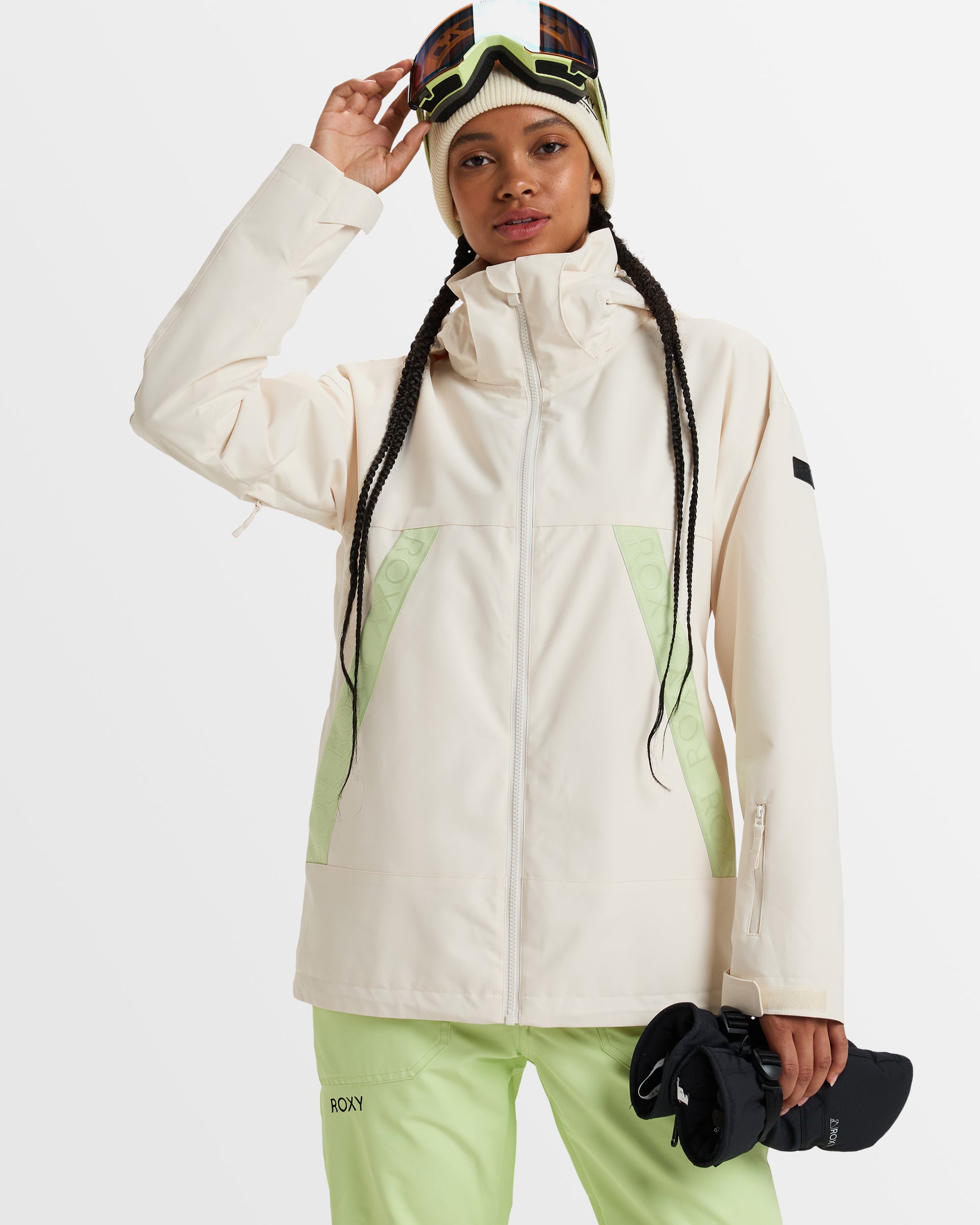 Womens Roxy Slope Snow Jacket - BUTTERCREAM | Roxy