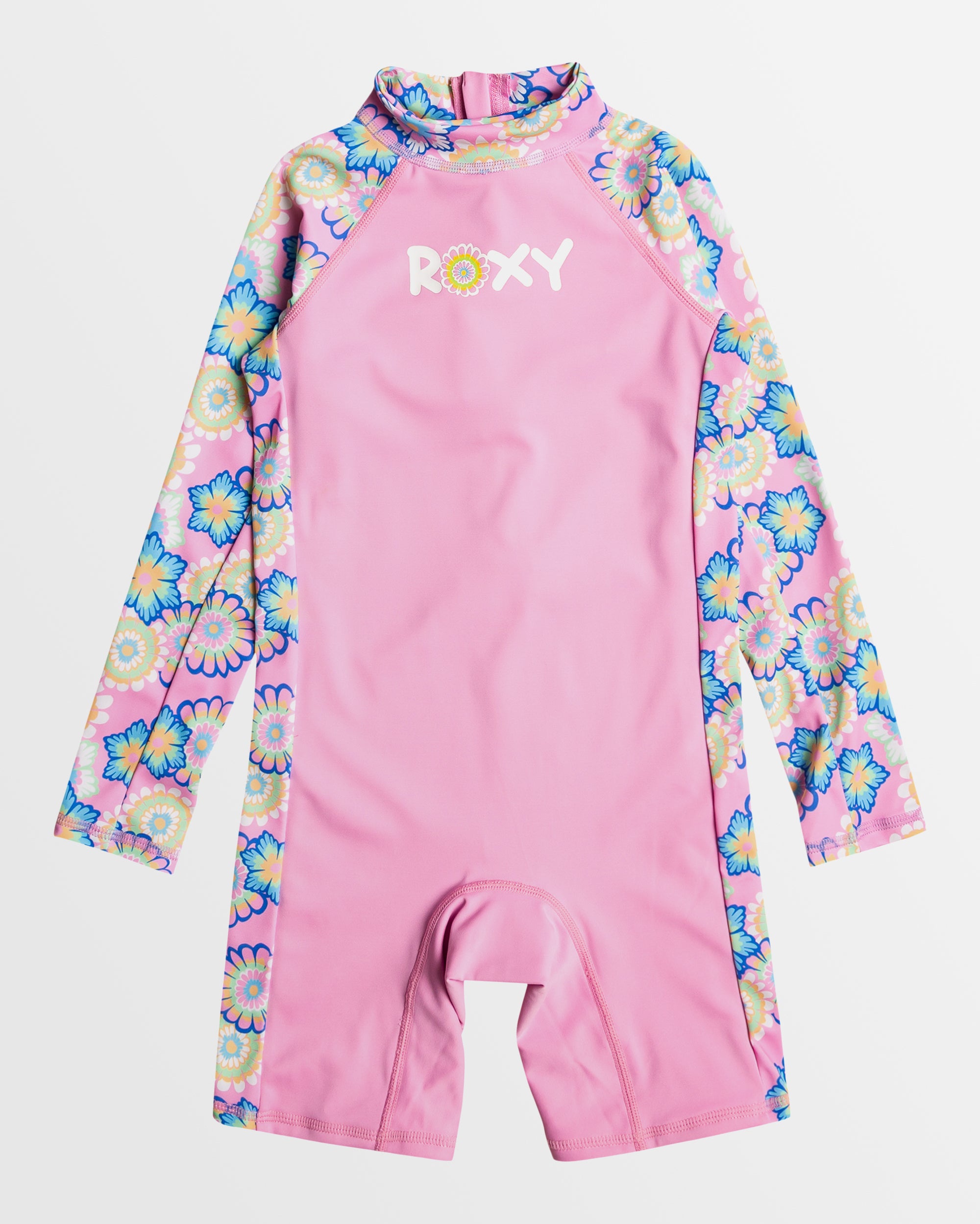 Girls 2-7 Flower Party Long Sleeves Upf 50 Rashguard One Piece - LILAC ...